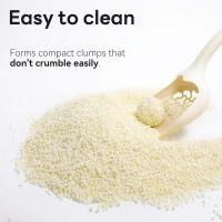 China Fast Absorbing Cassava Cat Litter 300% Water Absorption Eco-Friendly Clumping Biodegradable Odor Control for sale