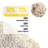 China Factory Customized Natural Flushable Tofu Bentonite Cat Litter Offering Low Dust Strong Clumping Performance for sale