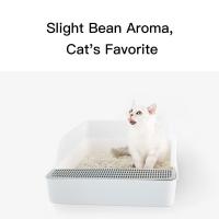 China Custom OEM Natural Tofu Bentonite Mixed Cat Litter Flushable Low Dust Eco Friendly Strong Clumping Quality for sale