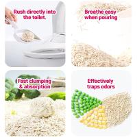 China Premium Pet Cleaning Product Natural Flushable Tofu Cat Litter Featuring Low Dust Quick Clumping for sale