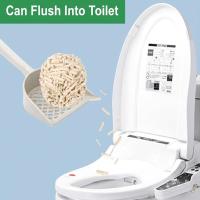 China High Performance Natural Pea Fiber Tofu Cat Litter Offering Flushable Dust Free Fast Clumping for sale