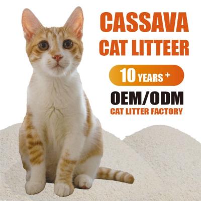 China High Quality Cassava Cat Litter with Superior Clumping Ability and Natural Odor Management for sale