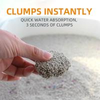 China Factory Direct Bentonite Cat Litter Hard Clumping Rapid Absorption Effective Odor Control for sale
