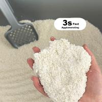 China Factory Direct Natural Fiber Excellent Odor Control Rapid Clumping Cassava Cat Litter for sale