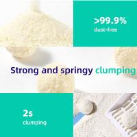China OEM/ODM Eco-Friendly Absorption Tight Clumps Dust Free Plant Based Cassava Cat Litter for sale