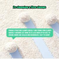 China OEM/ODM Eco-Friendly Absorption Tight Clumps Dust Free Plant Based Cassava Cat Litter for sale