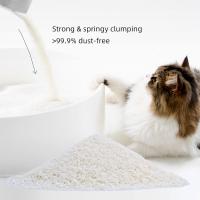 China OEM/ODM Eco-Friendly Absorption Tight Clumps Dust Free Plant Based Cassava Cat Litter for sale