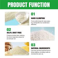 China OEM/ODM Custom Cassava Cat Litter Plant Fiber With Fast Clumping Strong Odor Control for sale