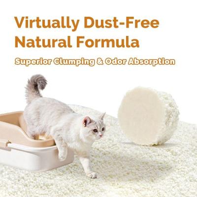 China Premium Pet Goods Eco-Friendly Quick Absorbing Strong Clumping Pet Supply Cassava Cat Litter for sale