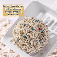 China Natural Quick Clumping Low Dust Odor Control Tofu Bentonite Mixed Cat Litter for sale