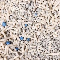 China Premium Pet Products Fast Absorbing Firm Clumping Dust-Free Tofu Bentonite Mixed Cat Litter for sale