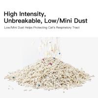 China Natural Pet Goods High Absorbency Fast Clumping Dust Free Tofu Bentonite Mixed Cat Litter for sale