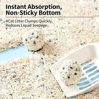 China Natural Raw Materials Pet Accessories Quick Clumping Dust-Free Tofu Bentonite Mixed Cat Litter for sale
