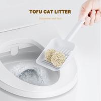 China Arena Para Gatos Strip Tofu Cat Litter Eco-Friendly Clumping Flushable Pet Supplies for sale