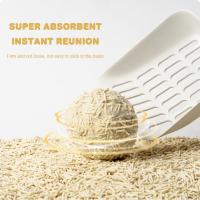 China Arena Para Gatos Strip Tofu Cat Litter Eco-Friendly Clumping Flushable Pet Supplies for sale