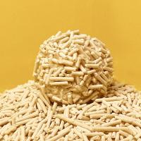 China Natural Soybean Fiber Premium Quality Sustainable Manufacturing Custom Brand Tofu Cat Litter for sale