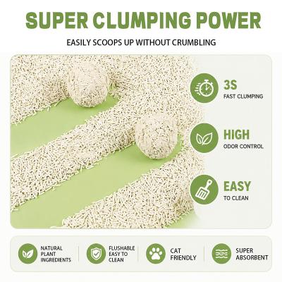 China Natural Soybean Fiber Premium Quality Sustainable Manufacturing Custom Brand Tofu Cat Litter for sale