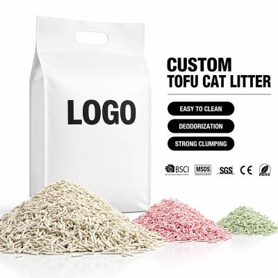 China Rapid Moisture Absorption Excellent Odor Control Reliable Bulk Production Tofu Cat Litter for sale