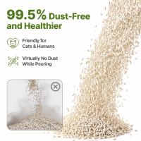 China Fine Granules Excellent Clumping Performance Quality Controlled Production Tofu Cat Litter for sale