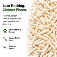 China Fine Granules Excellent Clumping Performance Quality Controlled Production Tofu Cat Litter for sale