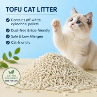 China Flushable Natural Fiber Rapid Absorption Gentle Paws Customized Formula Direct Tofu Cat Litter for sale