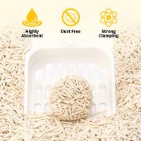 China Low Dust Fast Drying Long Lasting Odor Control Factory Supply Tofu Cat Litter for sale