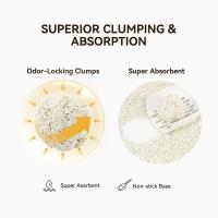 China Eco Friendly Soybean Fiber Compact Clumping Private Label Export Quality Tofu Cat Litter for sale