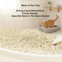 China Soft Granules Rapid Water Absorption Strong Clumping Custom Branding Export Tofu Cat Litter for sale