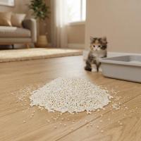China Dust-Free Fast Clumping Excellent Absorption Natural Fiber OEM/ODM Service Cassava Cat Litter for sale
