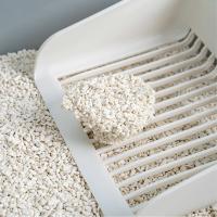 China Dust-Free Fast Clumping Excellent Absorption Natural Fiber OEM/ODM Service Cassava Cat Litter for sale