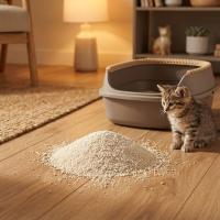 China High Performance Pet Products Strong Clumping Quick Absorption Odor Control Low Dust Cassava Cat Litter for sale
