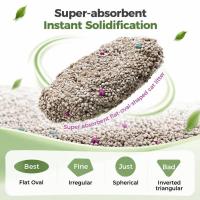 China Unscented Dust-Free Strong Clumping High Absorption Easy Cleaning Natural Mineral Bentonite Cat Litter for sale