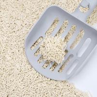 China Strong Odor Control Firm Clumping Biodegradable Natural Fiber Pet Litter Tofu Cat Litter for sale