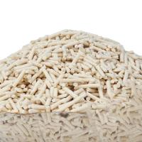 China Natural Flushable Plant Fiber Quick Clumping Low Dust Tofu Cat Litter for sale