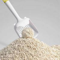 China Natural Flushable Plant Fiber Quick Clumping Low Dust Tofu Cat Litter for sale