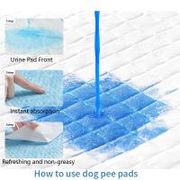 China Ultra Absorbent Multi Layer Waterproof Puppy Potty Pads for Dog Training and Travel for sale