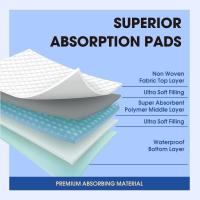 China Multi Layer Leakproof Puppy Potty Pads with Fast Absorption for Dogs Pet Care for sale