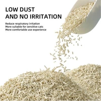 China Soybean Fiber Low Dust Strong Clumping Natural Deodorizing Tofu Cat Litter for sale