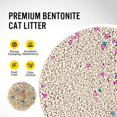 China OEM/ODM Customizable Strong Clumping Low Dust Sodium Bentonite Cat Litter for sale
