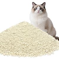 China Natural Plant Fiber Strong Clumping Low Dust Odor Control Cassava Cat Litter for sale