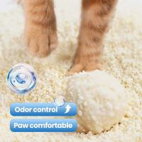 China Premium Cassava Starch Based Fast Clumping High Absorbency Dust Free Cassava Cat Litter for sale