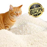 China Strong Odor Control Rapid Clumping Natural Starch Eco-Friendly Cassava Cat Litter for sale