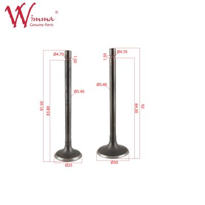 China Motorcycle Intake And Exhaust Valves,  Main Engine Exhaust Valve , High Performance CG150 for sale