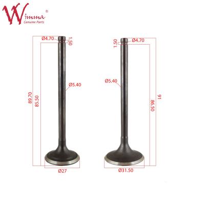 China Intake And Exhaust Valve Motorcycle Electrical Parts CB200 ISO9001 Listed for sale