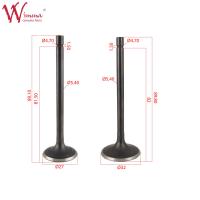 China Intake And Exhaust Valve Motorcycle Parts Engine Valve Good Quality Stainless Steel Material CG200 for sale