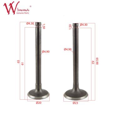 China Intake Exhaust Valve For Motorcycle Engine Three Wheel 110CC for sale