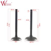 China Intake And Exhaust Valve Motorcycle Electrical Parts GY6150 Stainless Steel for sale