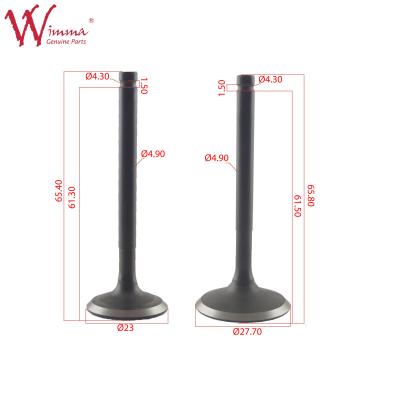 China Intake And Exhaust Valve Motorcycle Electrical Parts GY6150 Stainless Steel for sale