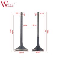 China Valve Intake Engine Exhaust Valve Set Motorcycle DY200 Engine Parts for sale