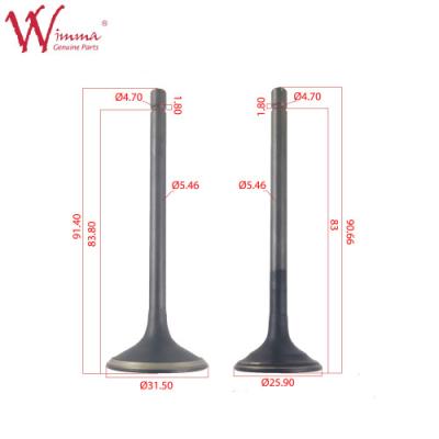China Valve Intake Engine Exhaust Valve Set Motorcycle DY200 Engine Parts for sale